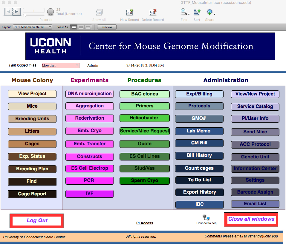 Center for Mouse Genome Modification (CMGM) – COR²E – UConn Center for ...